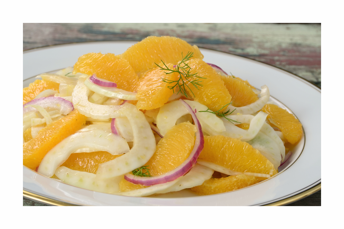 SICILIAN FENNEL ORANGE SALAD - Jacqui Justice